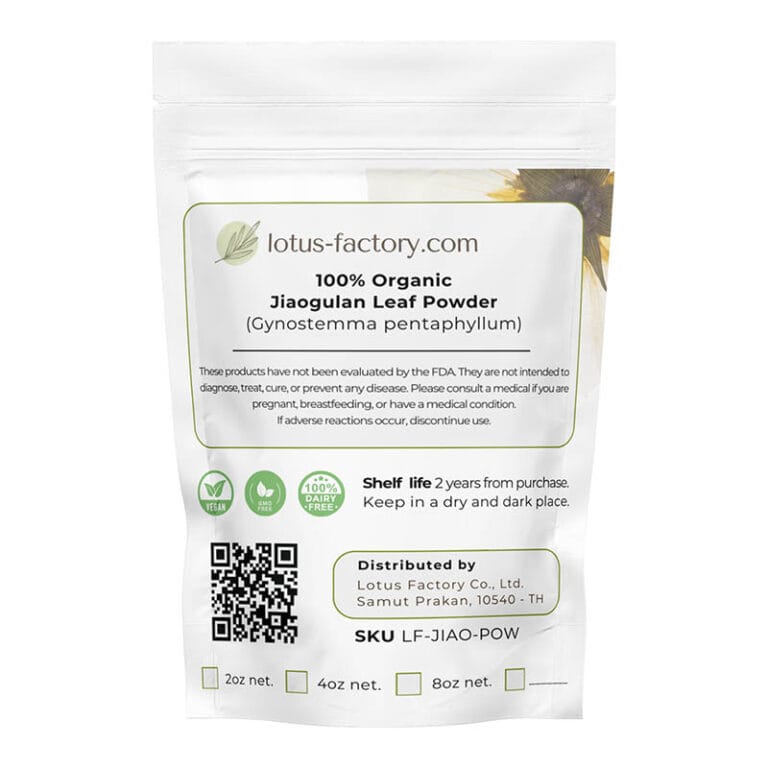 100% Organic Jiaogulan Powder • Lotus Factory